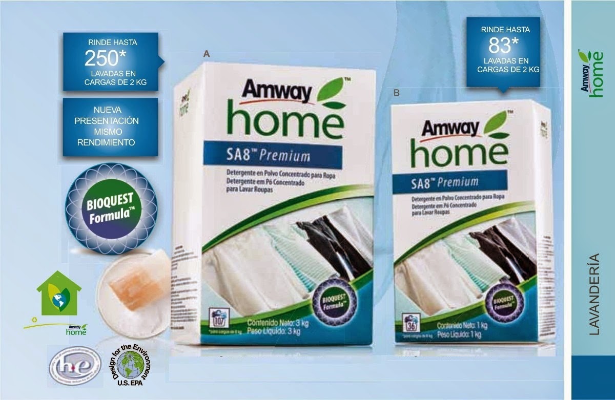 CASA ECOLÓGICA: Video Detergente SA8 Premium by Amway Home ~ VITAMINA-TE
