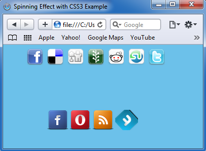 Effek Memutarkan Gambar dengan CSS - Nuryanto