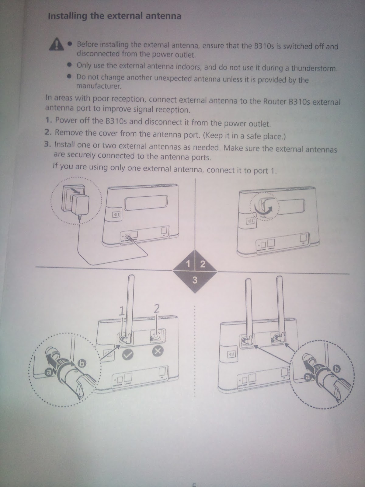 AI: Today I am bought HUAWEI B310s-925 Dialog 4G Router