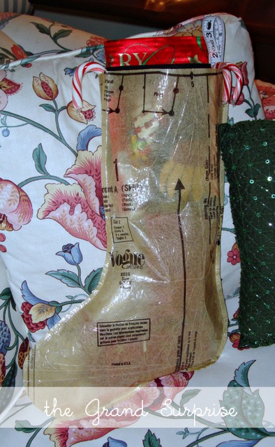 the Grand Surprise!: vintage sewing pattern stockings {large}