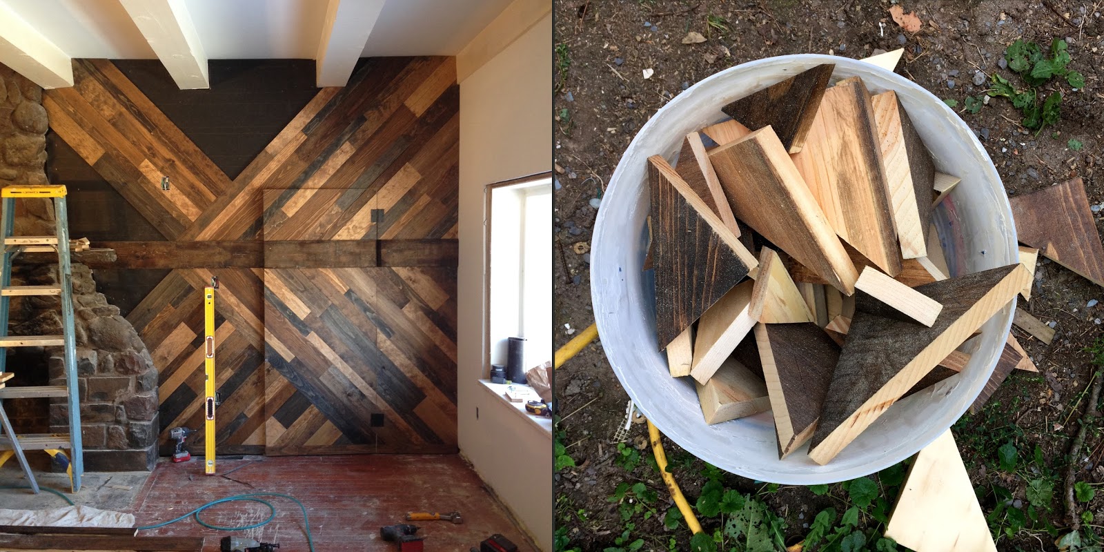 FACCI DESIGNS: How I Made My Wood Post Table DIY