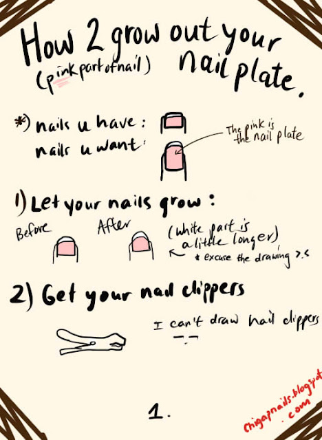 NAILHOLICS UNITE!: How To Grow Out Your Nail Plate
