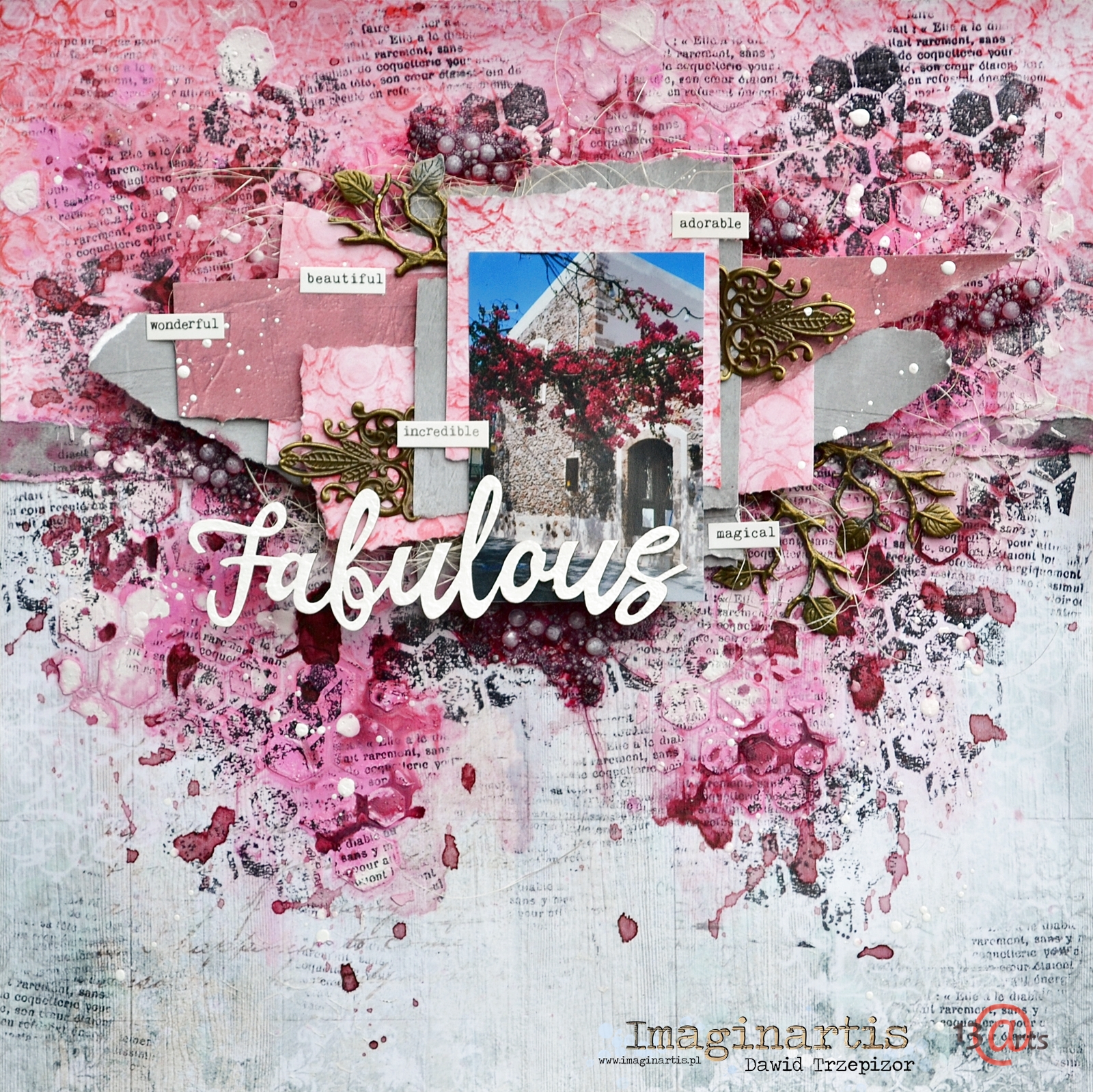 13 arts: Pink page by Dawid