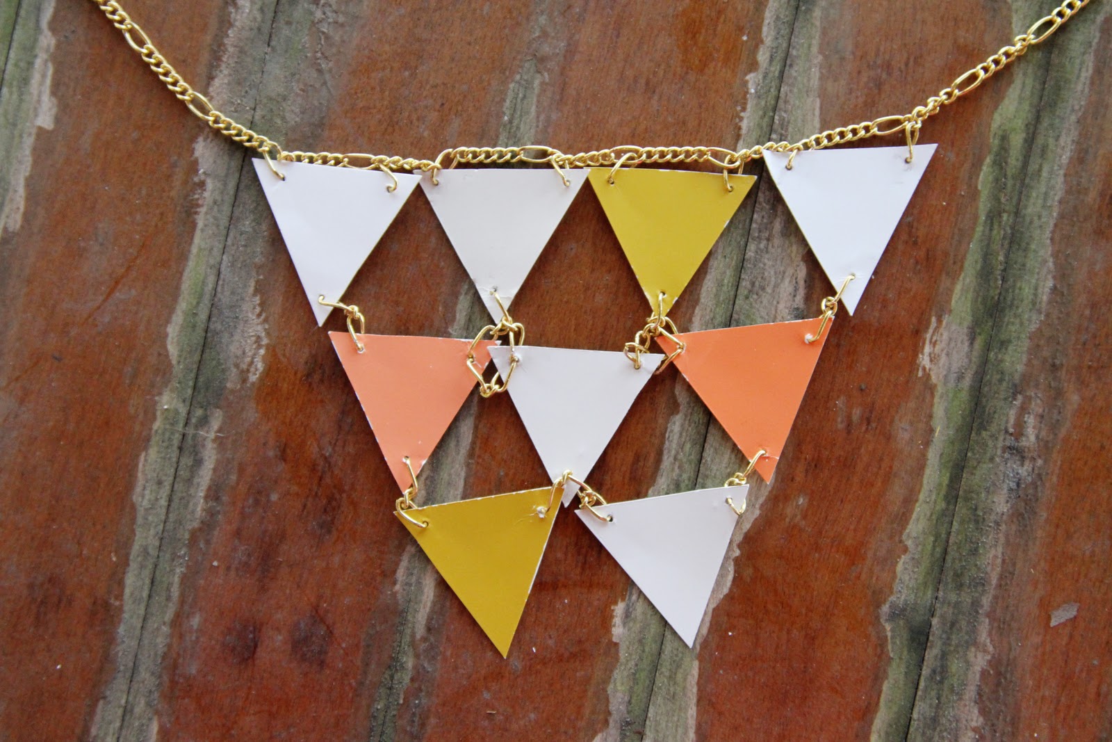 Golden Geometric Necklace — Sincerely, Kinsey