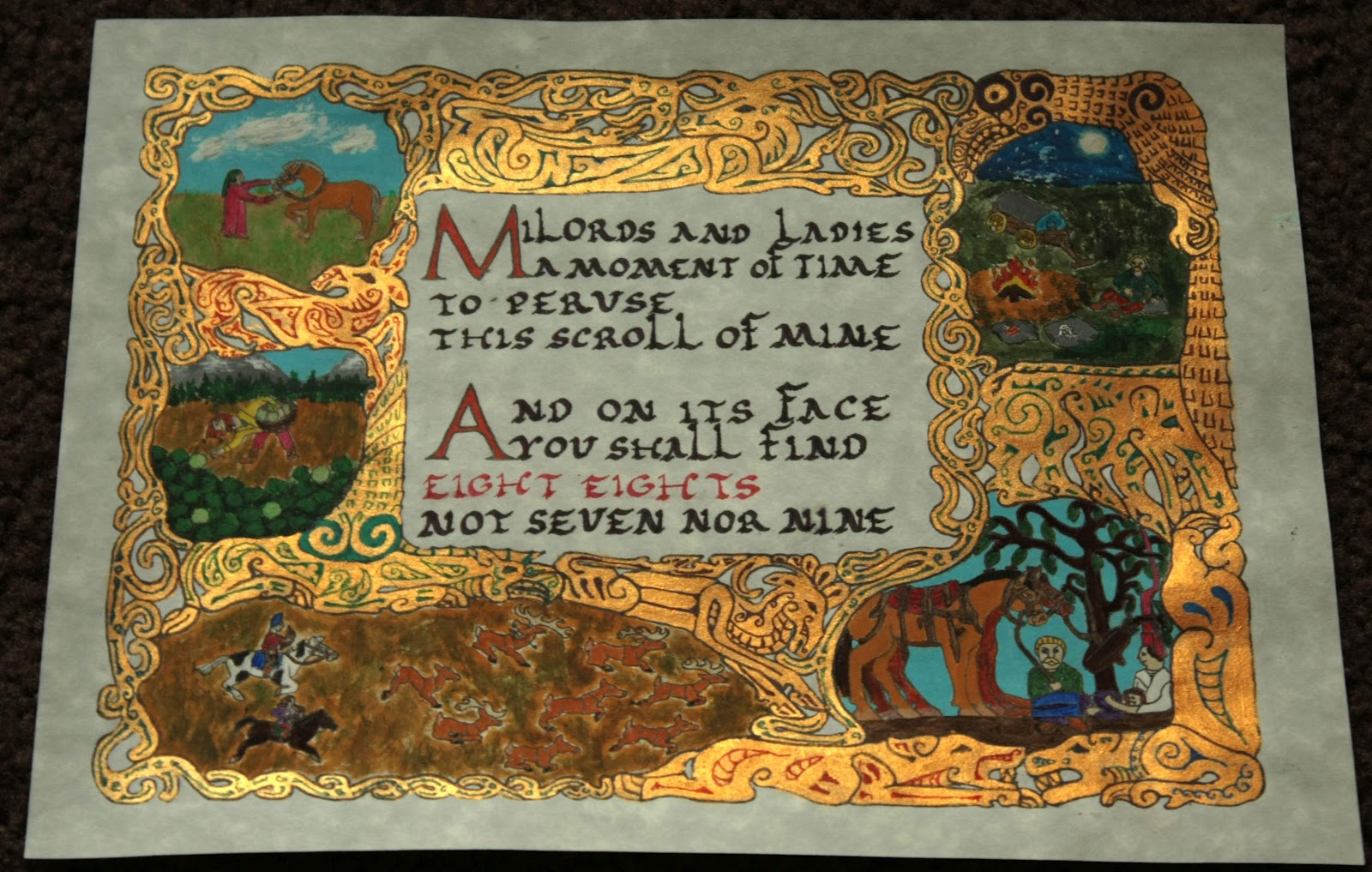 Sarmatian in the SCA: Zoomorphic Art as Illumination Take Two