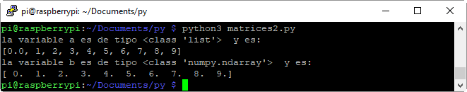 Alto Código: Usar arrays en Python con NumPy