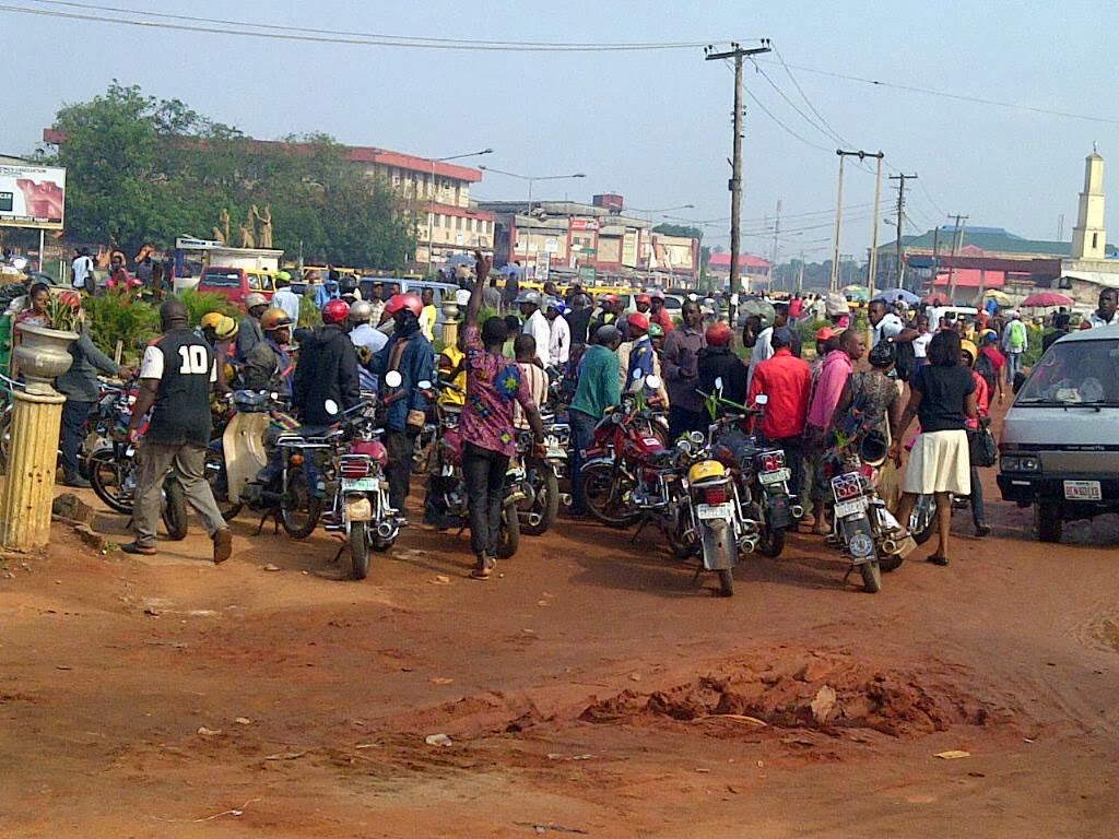 Photos of Nigeria: Sights of Okada (Commercial Motorcycles) on Nigerian ...