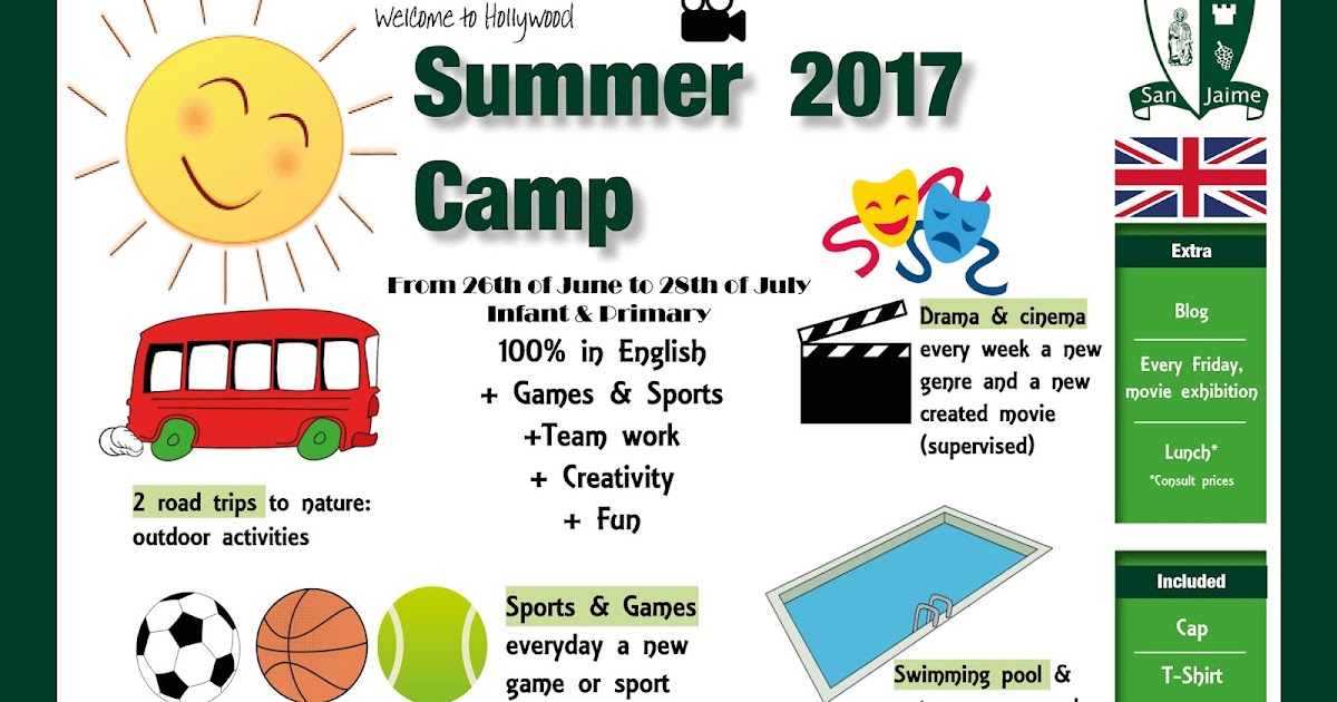 Welcome to the English Summer Camp!