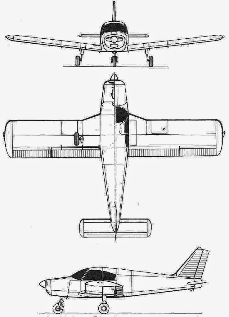 Piper cub airplane coloring page - fitytexas