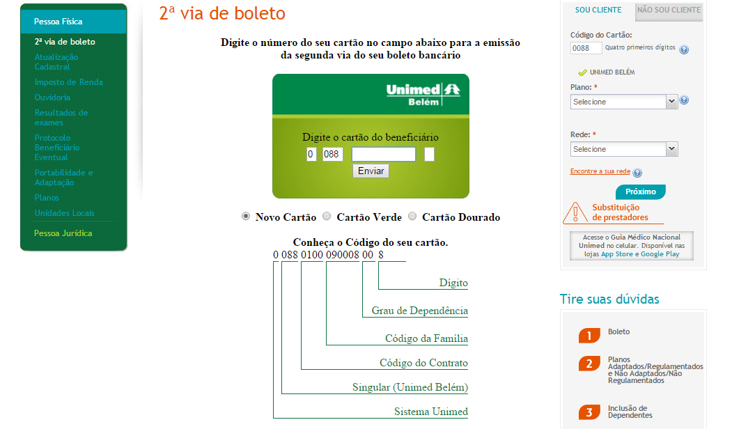 2Via Unimed Belém | Plano de Saúde 2024-2025
