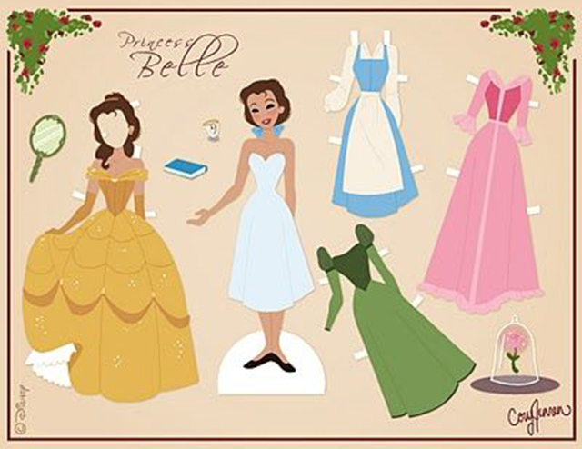 Disney Movie Princesses: Princess Paper Dolls