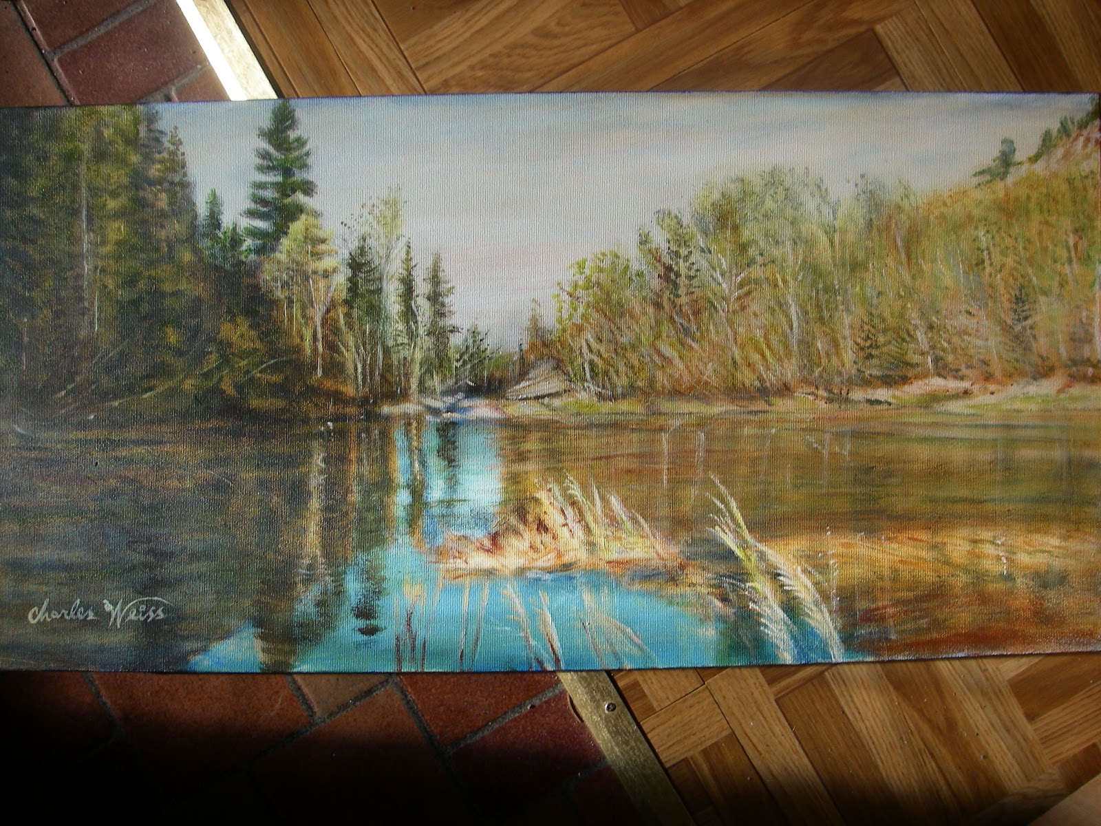 CHARLES WEISS ART: New series of Landscape acrylic paintings