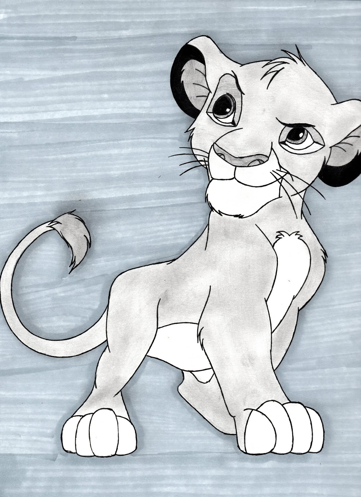 Once a Day Art: Young Simba