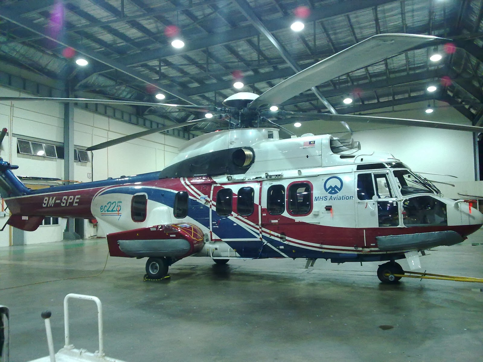 (MHS AVIATION CADET PILOT): MHS AVIATION HELICOPTER MODEL EC225 LP MARK 2.