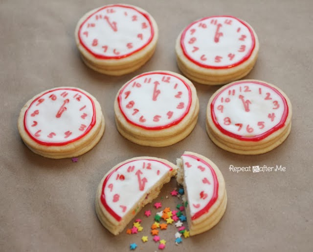DIY Clock Cookies - The Idea King