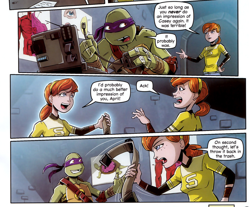 Donnie And April Comic