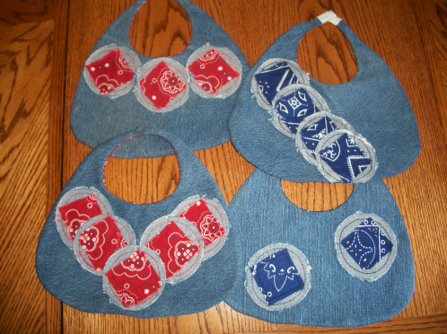Better Budgeting: Denim Baby Bibs