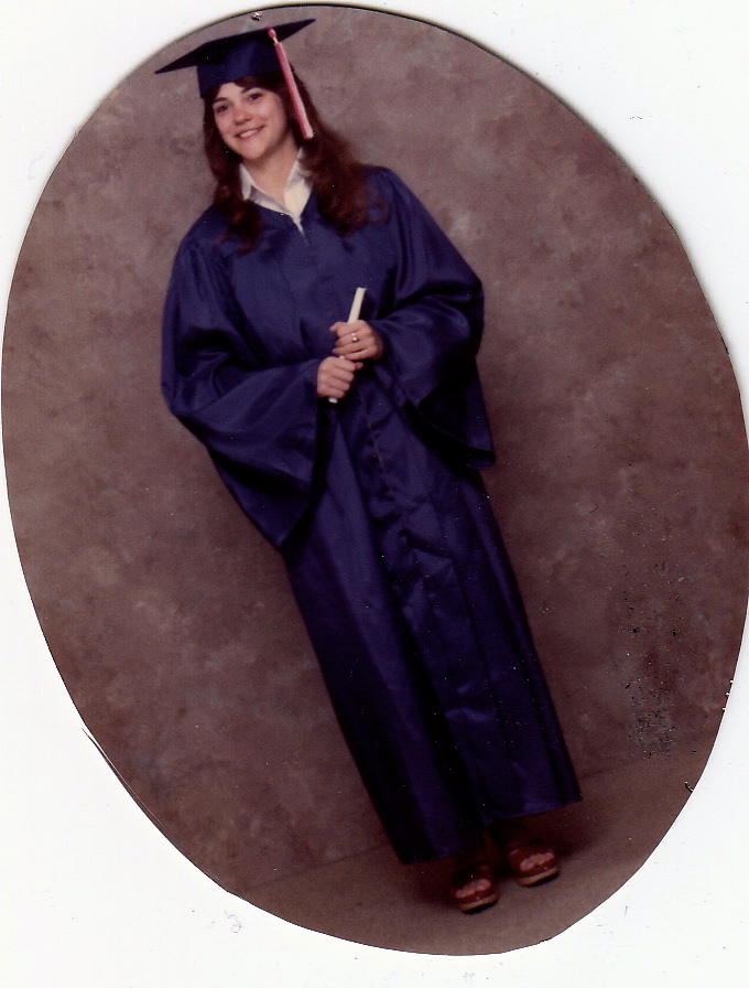 lemonpiepatreese: Margaret's high school graduation 1980