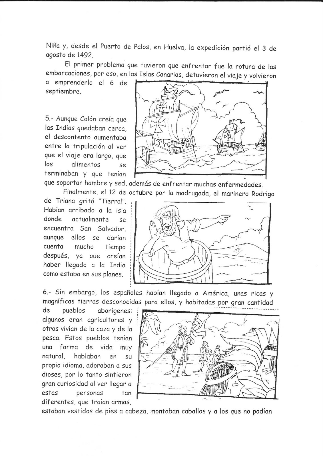 Biblioteca "Sotomayor y Terrazas": ACTIVIDADES CON MOTIVO DEL 12 DE OCTUBRE