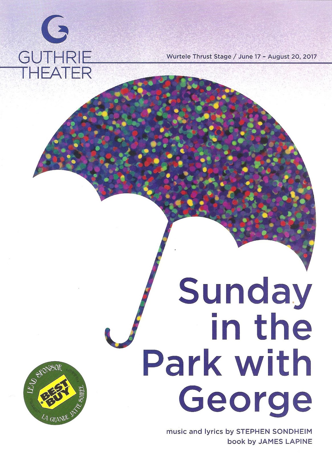 Cherry and Spoon: "Sunday in the Park with George" at the Guthrie Theater