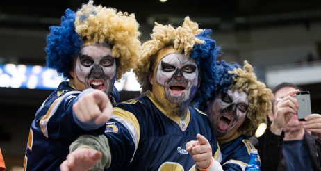 Jackass football fans