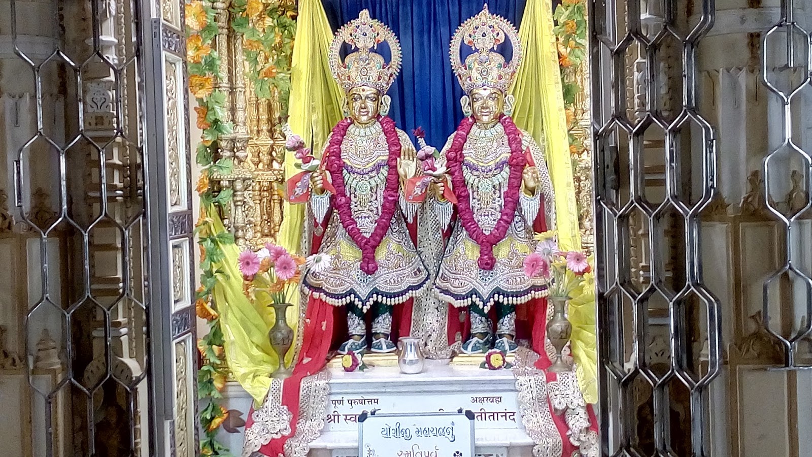 BAPS Main Swaminarayan Temple in Bochasan Gujarat India