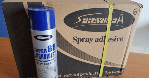 lem semprot bordir spray adhesive embroidery super 88