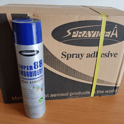 lem semprot bordir spray adhesive embroidery super 88