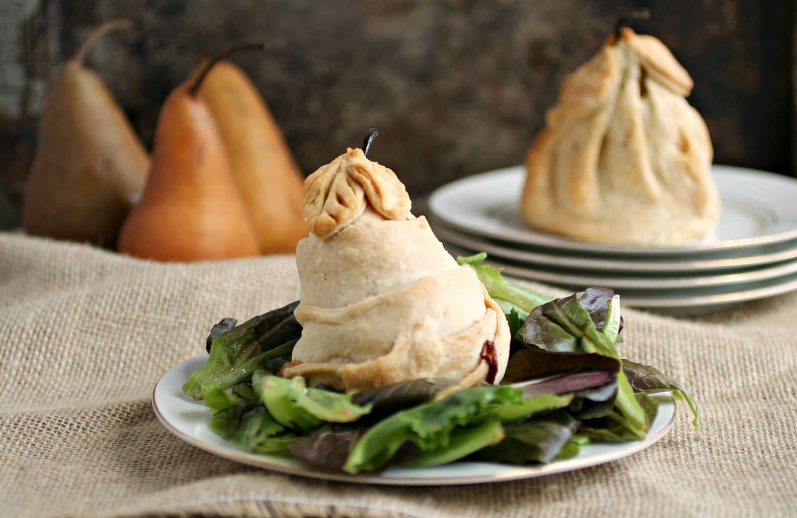 Hungry Couple: Pastry Wrapped Baked Pears with Gorgonzola
