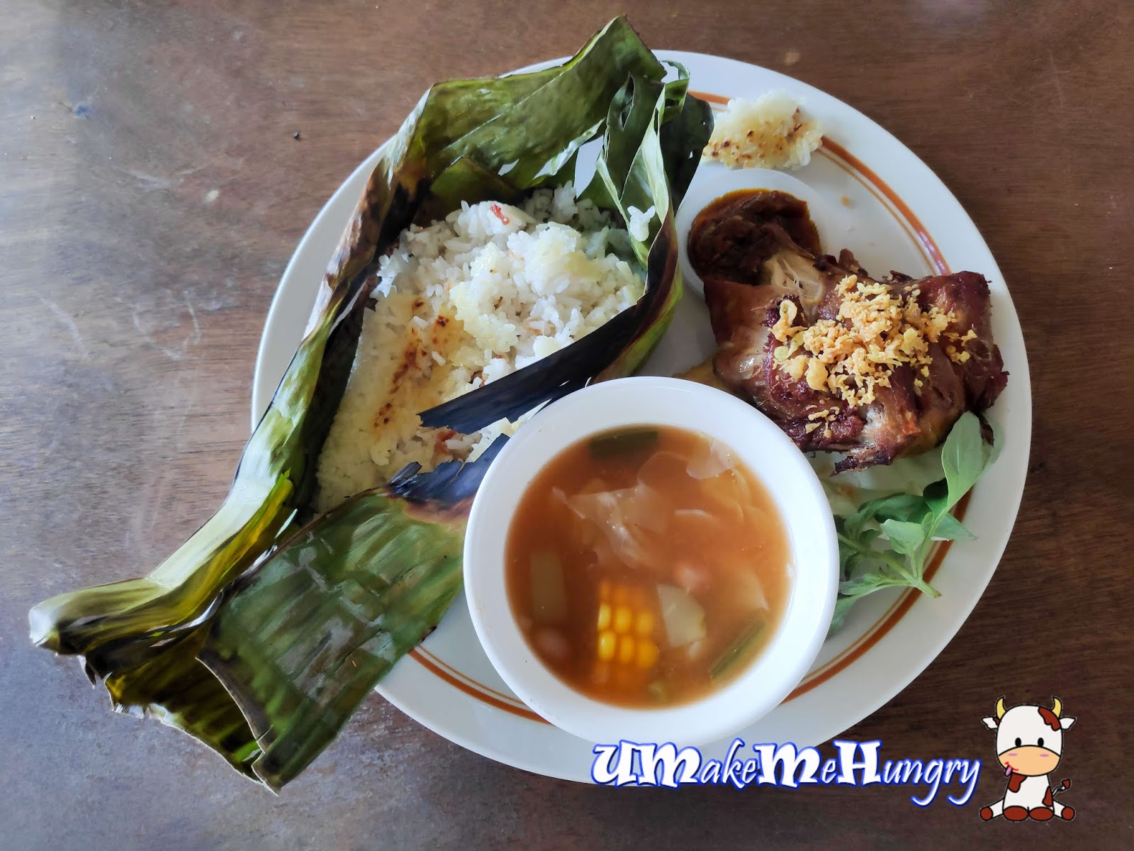 With Rice Packet Opened