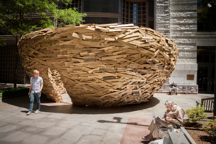 Pix Grove: Giant Reading Nest of Cleveland Library