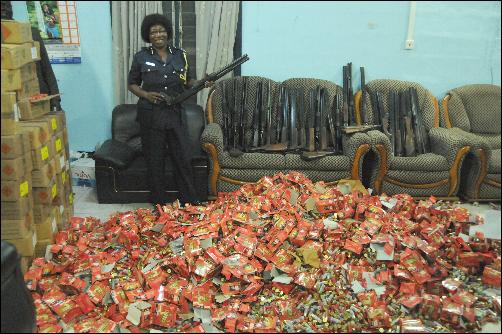 PUBLIC RELATIONS: Major amount of arms and ammunition bound for Nigeria ...