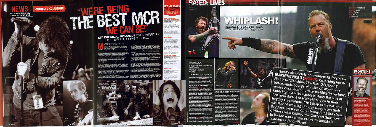 Media AS Coursework: FINISHH - Kerrang Magazine Contents Page and ...