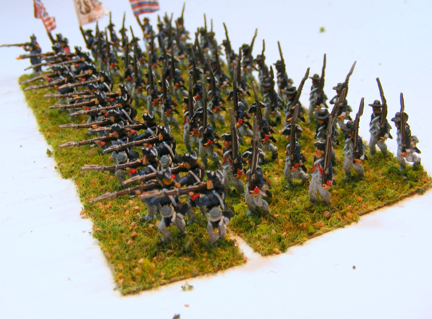 Evil Bob's Miniature Painting: 15mm AWI British and Patriot Line Infantry