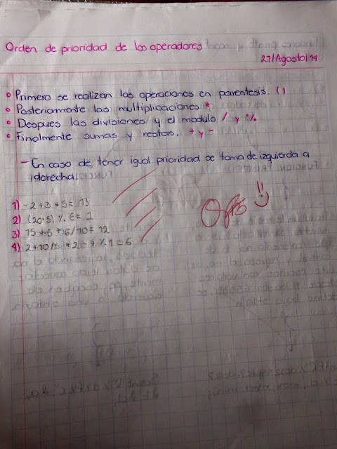 Programacion en C: Precedencia de operadores.