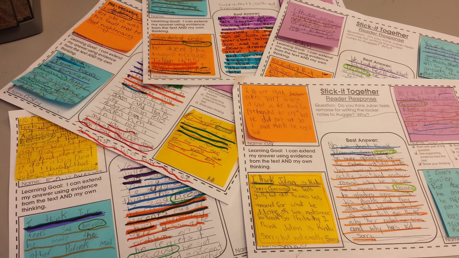 Reading Response Activities for Wonder | RUNDE'S ROOM