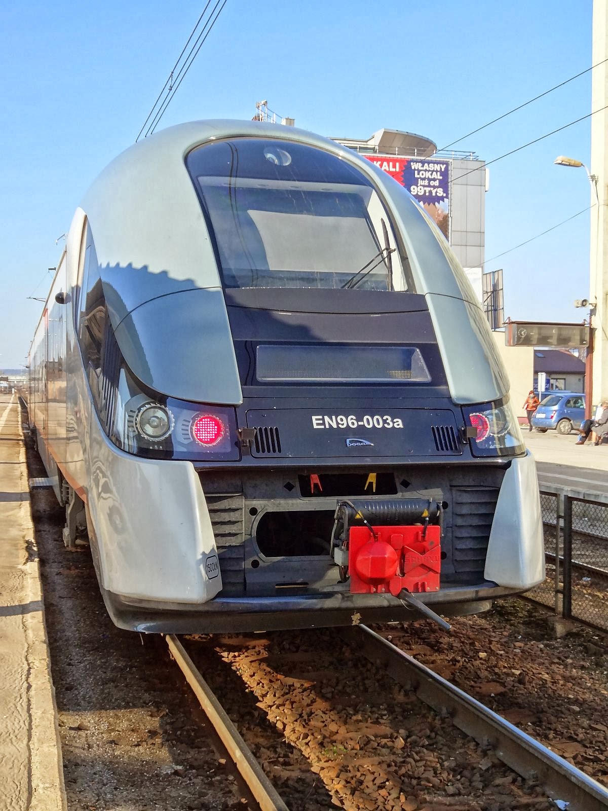 Świętokrzyski elf EN96-003 na stacji Kielce | Kolejowe Kielce