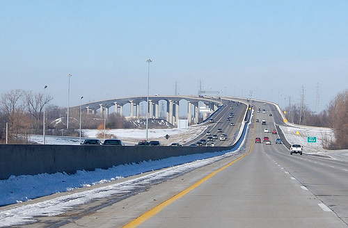 All Michigan - The Great Lake State!: The Zilwaukee Bridge
