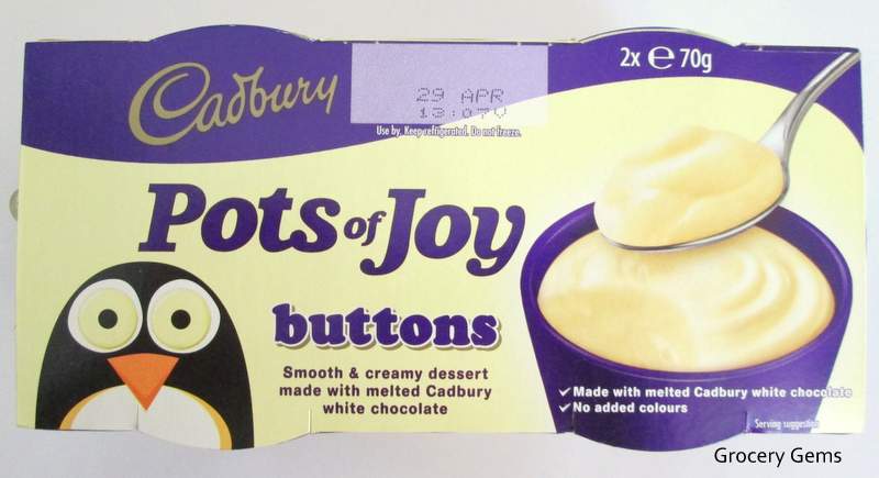Grocery Gems: New Cadbury Pots of Joy - White Chocolate Buttons Review