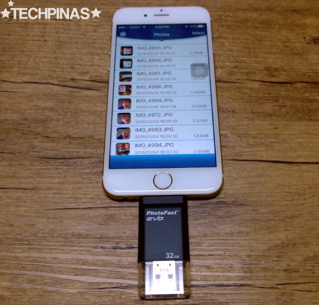 PhotoFast i-FlashDrive Evo : External Storage Stick For Apple iPhone ...