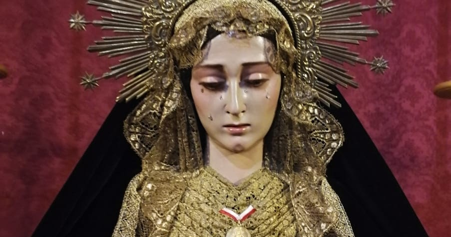 Soledad de Moguer: NTRA. SRA. DE LA SOLEDAD ATAVIADA PARA LOS CULTOS ...