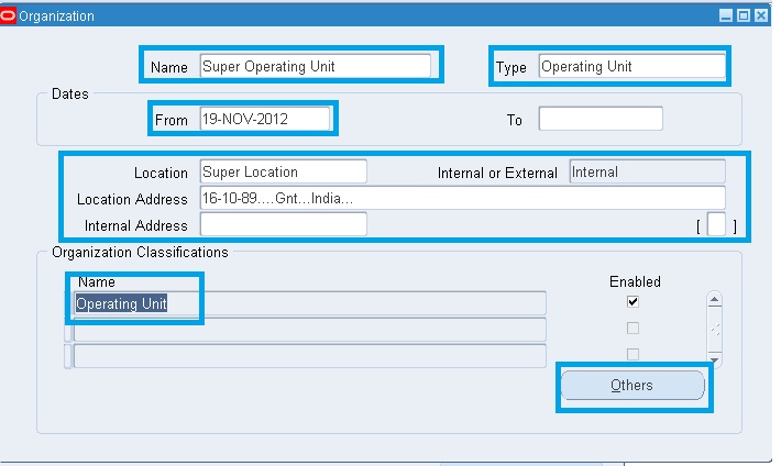 Oracle ERP World: How to Define Operating Unit in R12