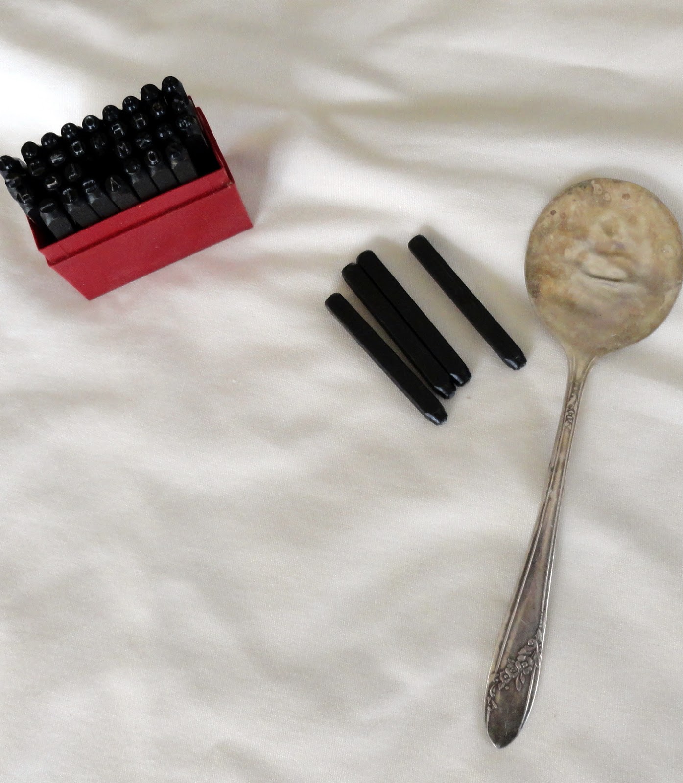 stamped spoon garden markers tutorial