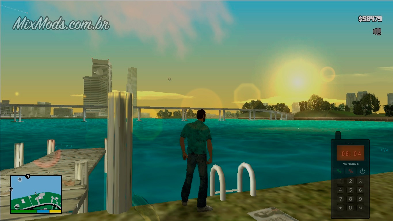 [VC] Rectangular Hud (GTA V) - MixMods - Mods para GTA SA e outros