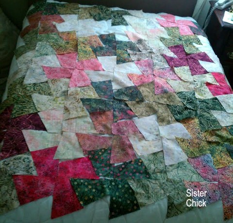Sister Chick Quilts: No Waste Windmill