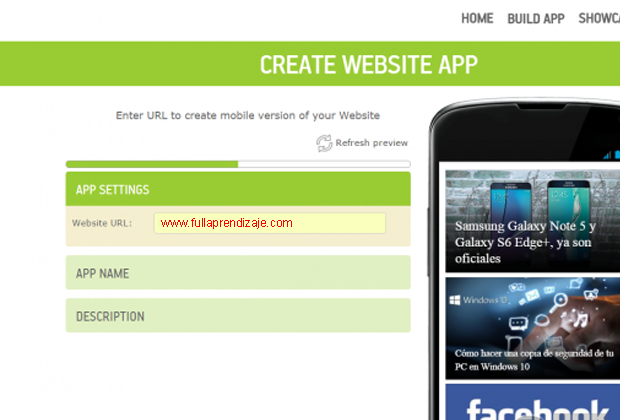 Como convertir tu página web o blog en una app para androide