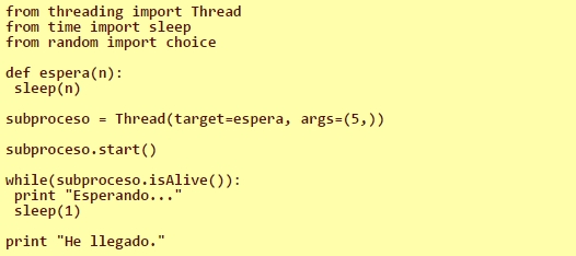 Programación con Hilos en Python