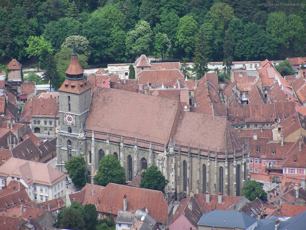 Erdélyi régi fotók: Fekete templom ( Brassó)