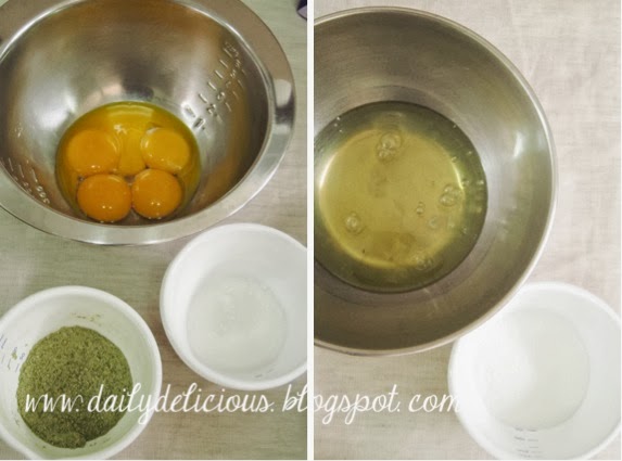 dailydelicious thai: Soft Green tea Roll with White chocolate cream filling