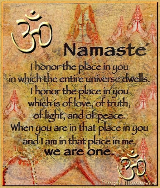 Cluster of Thoughts: NAMASTE- Symbol of Indian Culture.